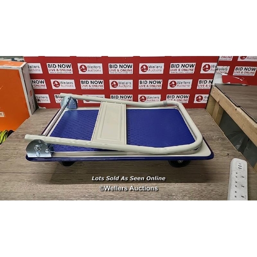 GLOBAL TARGETS 150KG FOLDABLE PLATFORM TRUCK / MINIMAL SIGNS OF USE / P8