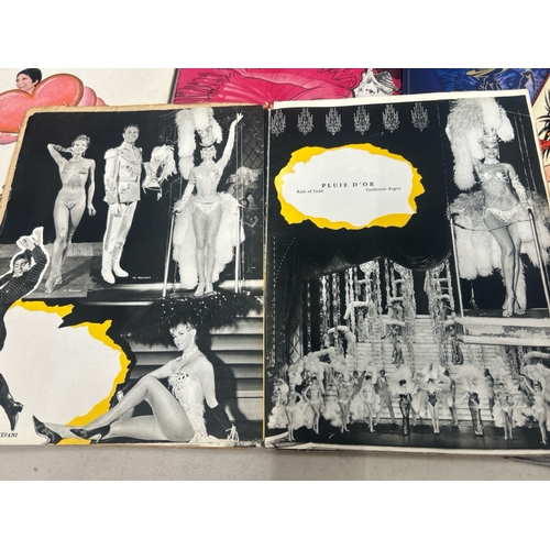 Cabaret - vintage programs including Folies Bergere at the London ...