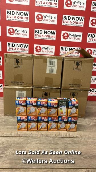 4X BOXES OF 42W HALOGEN LIGHT BULBS / 24 BULBS PER BOX / NEW