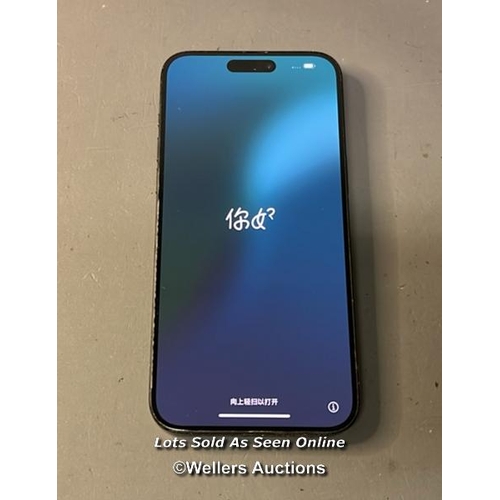 APPLE IPHONE 15 PRO MAX/ MODEL: A3106/ BLACK TITANIUM/ 256GB/ I-CLOUD ...