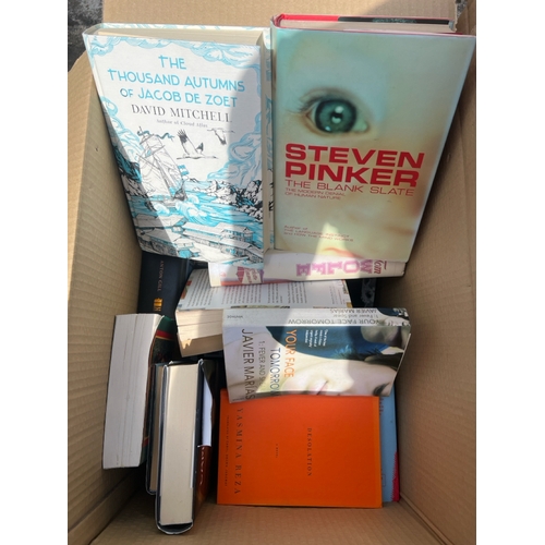 Box of assorted modern mainly hardback books