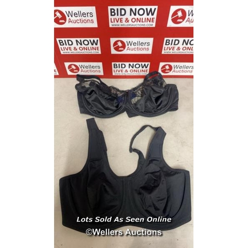 RRP: 180 X4 MIXED BRAS INCL. X3 WACOAL SPORTS BRAS, 38C + 38C + 42E ...