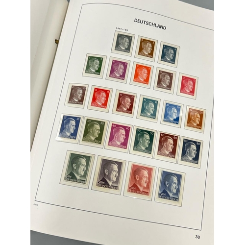 A Germany stamp collection housed in a Stanley Gibbons Davo ...