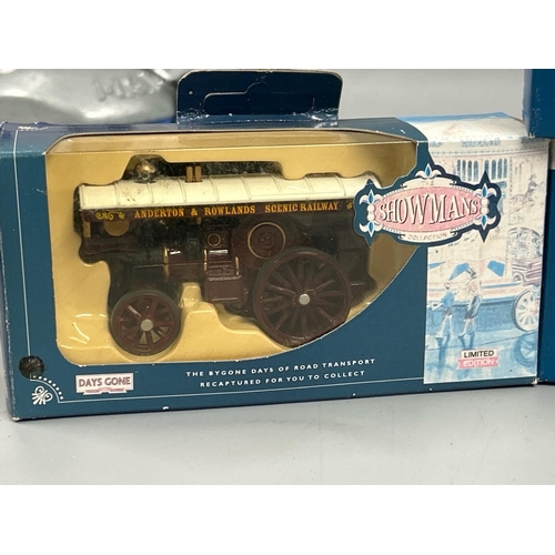 Boxed group of model steam engines including Corgi 80301 Garrett 4CD ...
