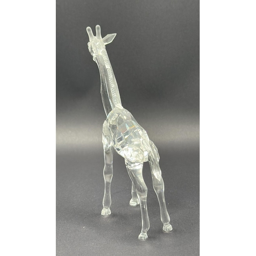 Swarovski Silver Crystal Giraffe figurine,14cm high, part of the ...