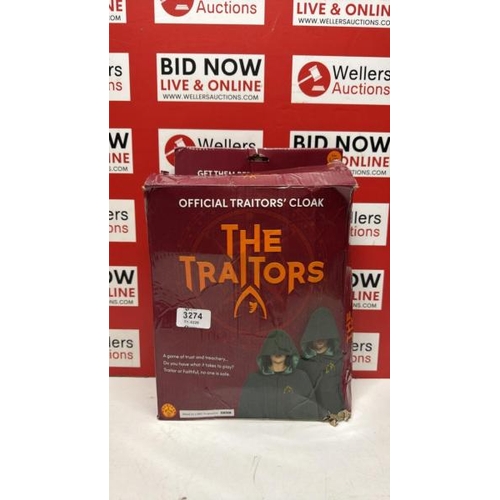 THE TRAITORS OFFICIAL TRAITORS CLOAK