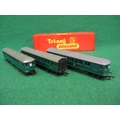 Triang OO 3 car Southern Region suburban EMU including one box