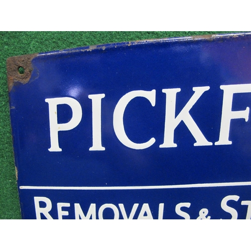 Enamel removal lorry shaped advertising sign for Pickfords Removers And ...