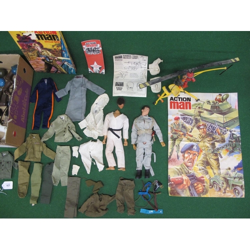 Quantity of Action Man items to include: 1980 annual and brochure, a ...