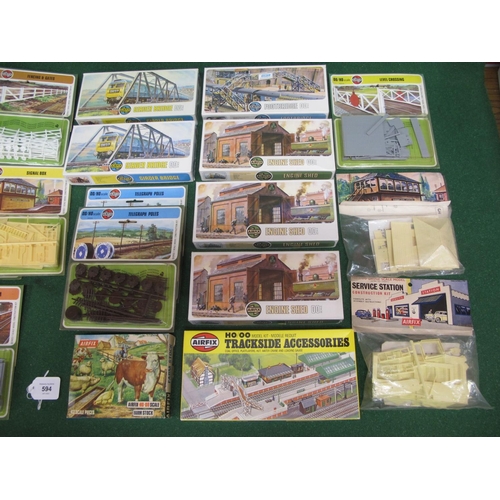 Thirty boxed new old stock Airfix OO plastic model railway kits to ...