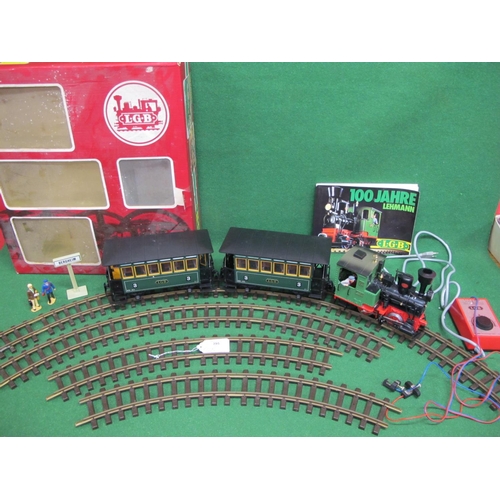 LGB by Lehmann, Germany, boxed G scale electric trainset containing: 0 ...