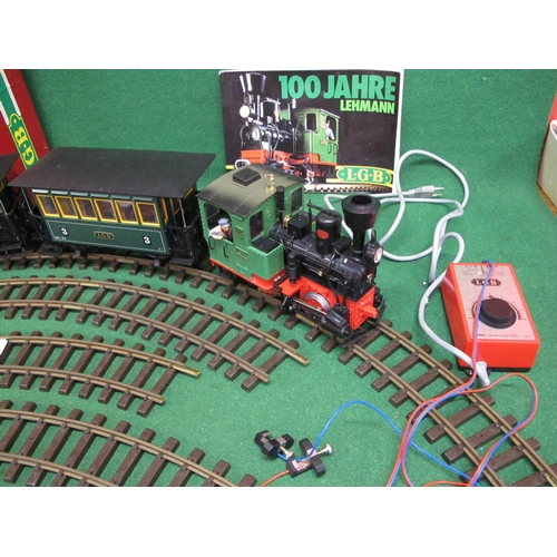 LGB by Lehmann, Germany, boxed G scale electric trainset containing: 0 ...