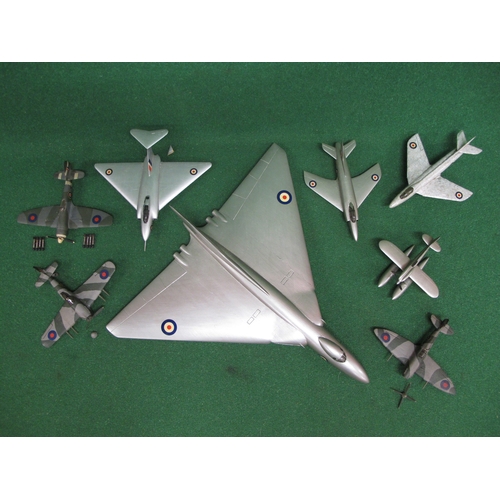 Seven well made and detailed circa 4mm to the foot scale models of ...