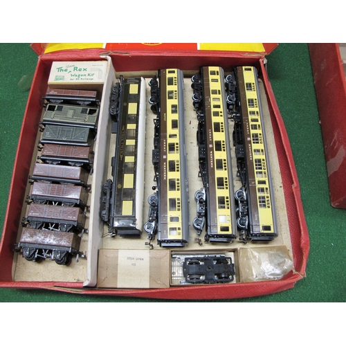 Four Trix Twin Railway train set boxes containing: three 0-4-0 tender ...
