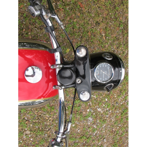 1961 BSA Golden Flash motorcycle. Registration No. 625 XUJ. Chassis No. GA7/12368. Engine No. DA1