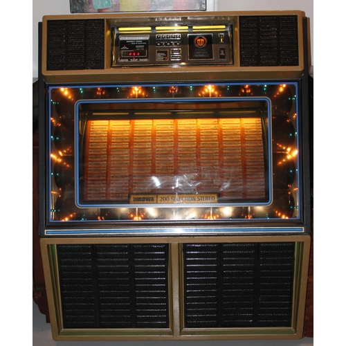 Rowe Jukebox , 200 singles, vinyl records player, working