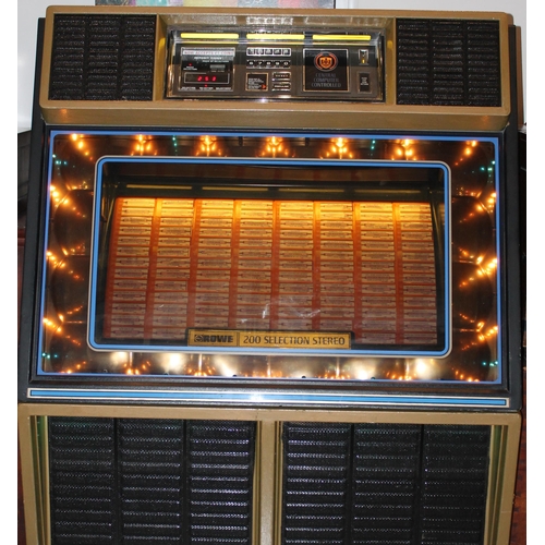 Rowe Jukebox , 200 singles, vinyl records player, working