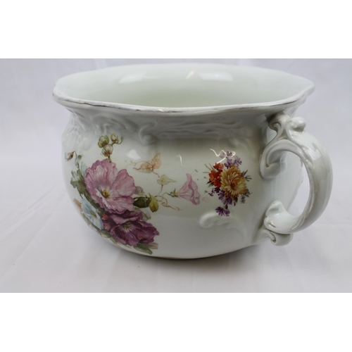 Antique Doulton Burslem Victorian Porcelain Chamber Pot , Diameter is ...
