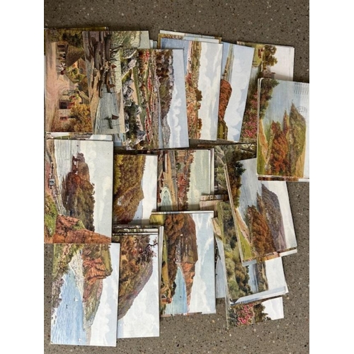 Postcards A R Quinton (71) plus 8 anonymous, but look lie his. (79) (E)
