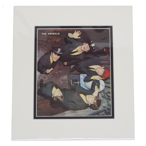 The Animals - autographed colour cutting signed by Chas Chandler, Eric ...