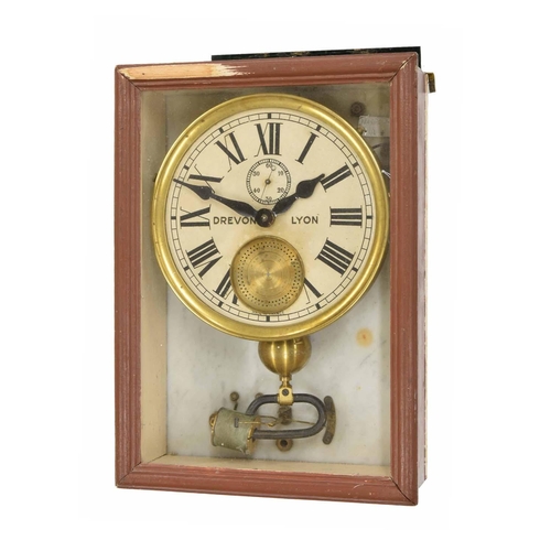 Electric Brillie style wall clock, the 9" cream dial signed Drevon ...