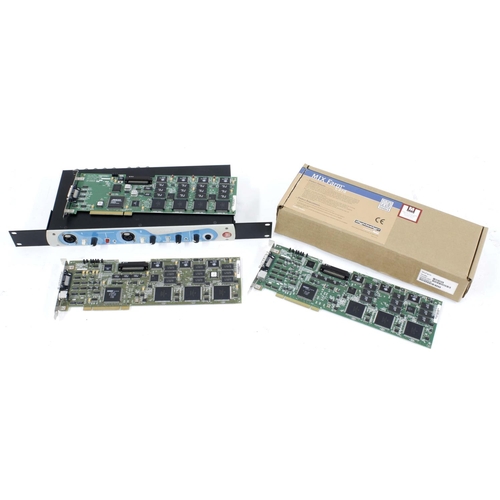 Three Digidesign Mix Farm PCI cards; together with a Digidesign MX001 ...