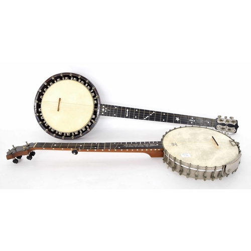 George.P. Matthews five string open back banjo, circa 1895, with 10.75 ...
