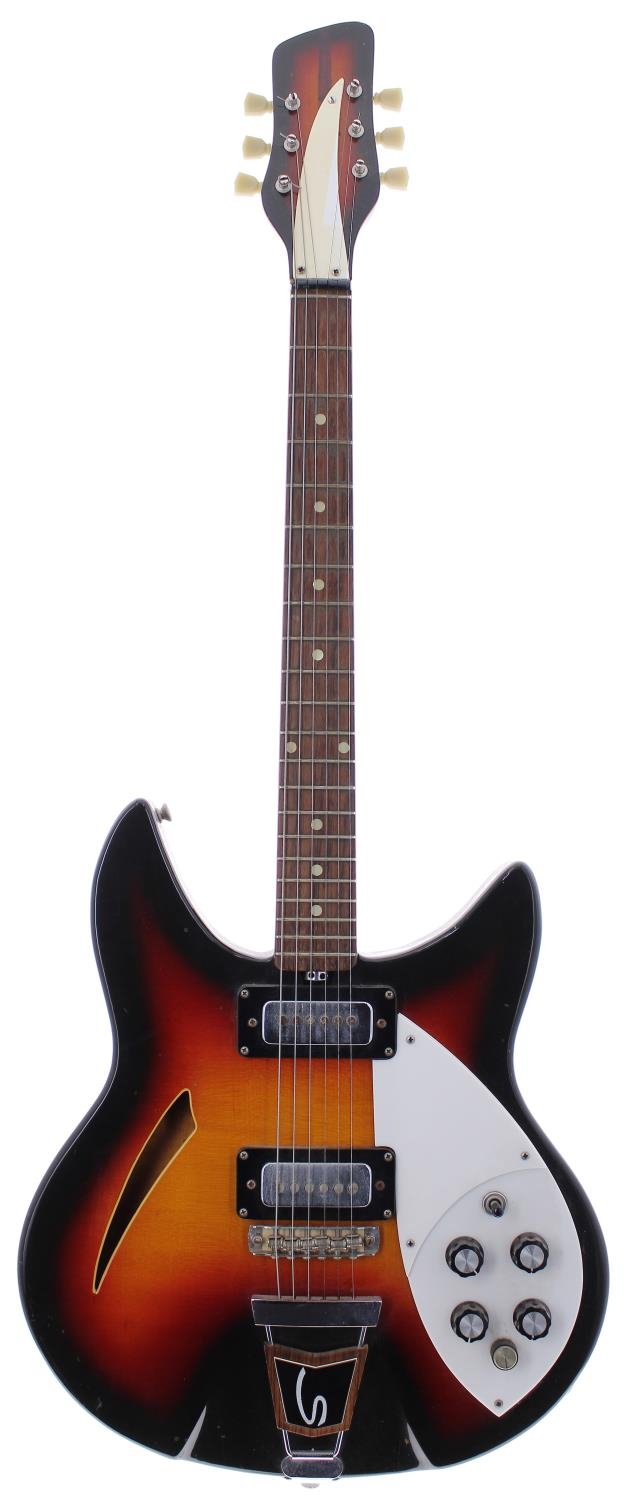 Early 1970s Shaftesbury Model 3261 electric guitar, made in Italy; Body ...
