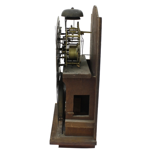 Good Dutch walnut eight day longcase clock with various complications ...