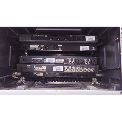 6U Rack flight case enclosing six rack units to include an E-mu Systems ...