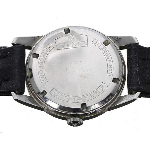 Cyma Watersport Cymaflex stainless steel gentleman's wristwatch ...