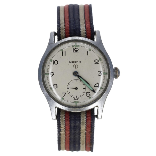 Moeris WWII British Military Army issue mid-size nickel and stainless ...