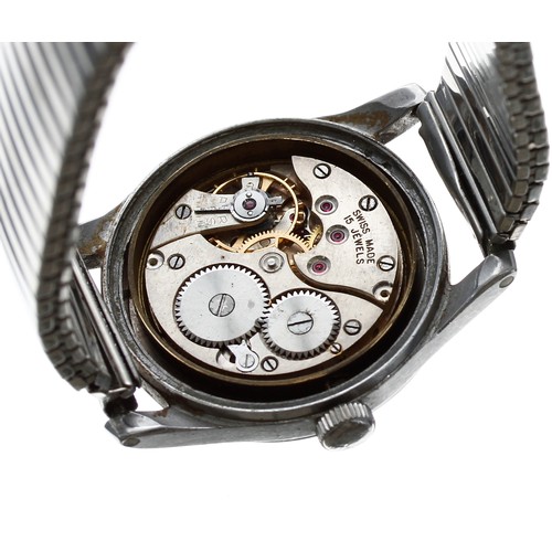 Record WWII British Military Army issue mid-size stainless steel ...