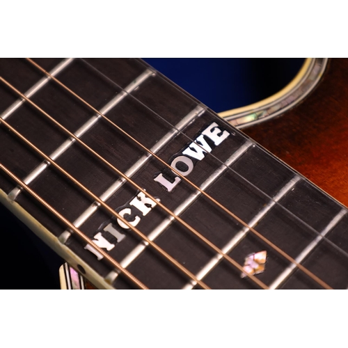 Nick Lowe and Carlene Carter - 1980 Danny Ferrington Explorer style ...