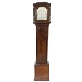 Dr John Plowman - Mahogany longcase regulator, the 10" silvered dial ...