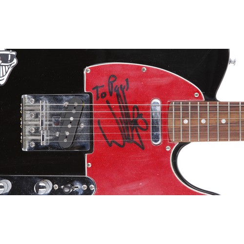 Wilko Johnson (Dr Feelgood) - autographed Tele style electric guitar ...