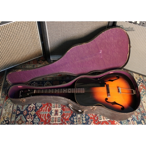 Kalamazoo KTG-21 tenor guitar, made in USA, circa 1936; Back and sides ...