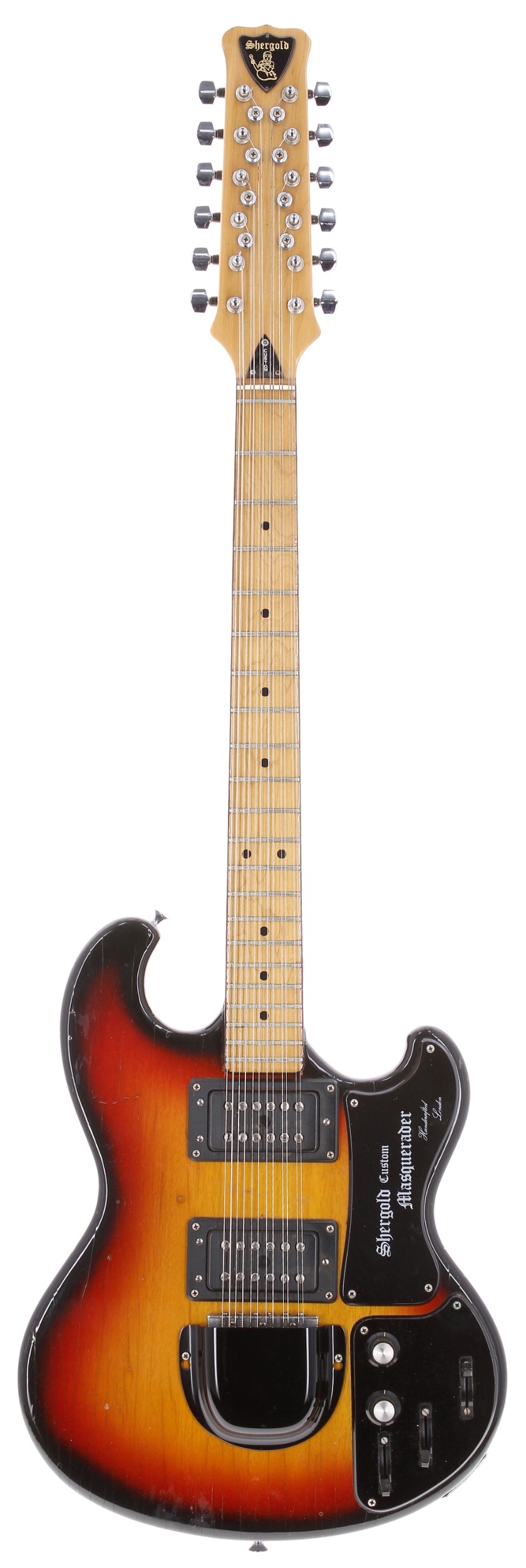 1970s Shergold Custom Masquerader twelve string electric guitar, made ...
