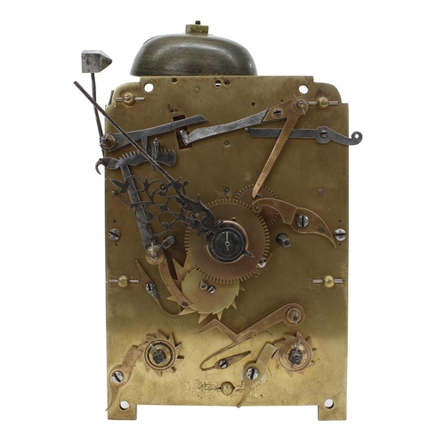 Good double fusee five pillar bracket clock movement with hands and ...