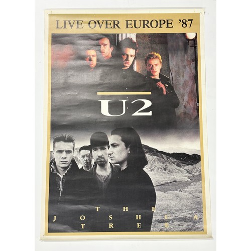 Selection of tour and other posters including U2 - an original 1987 ...
