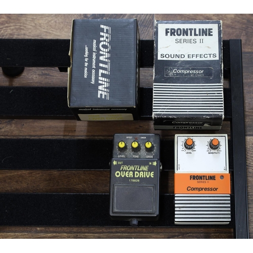Frontline Series II Compressor guitar pedal, boxed; together with a ...