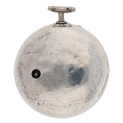 J. Josephson, London - 18th century silver verge pair cased pocket ...
