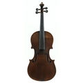 Late 19th century violin labelled David Tecchler...; also stamped A/S ...