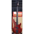 Yamaha RBX550 bass guitar, made in Taiwan; Body: candy apple red finish ...