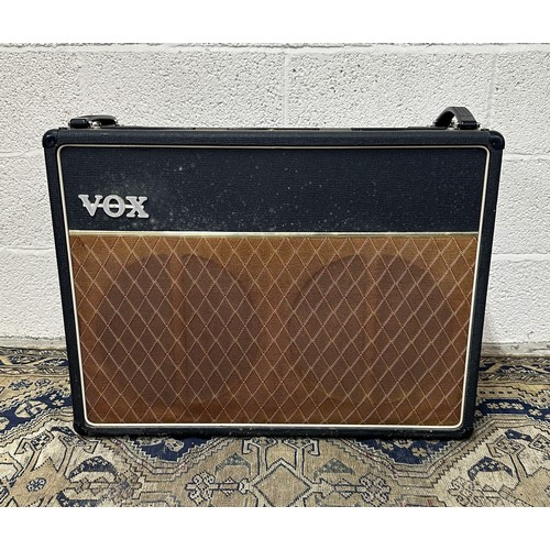 1964 Vox AC30 guitar amplifier, made in England, with footswitch and ...