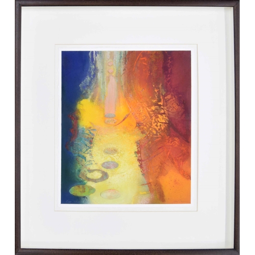 Kenneth Draper RA (British born 1944), 'Deep Chasm 2001' signed and ...