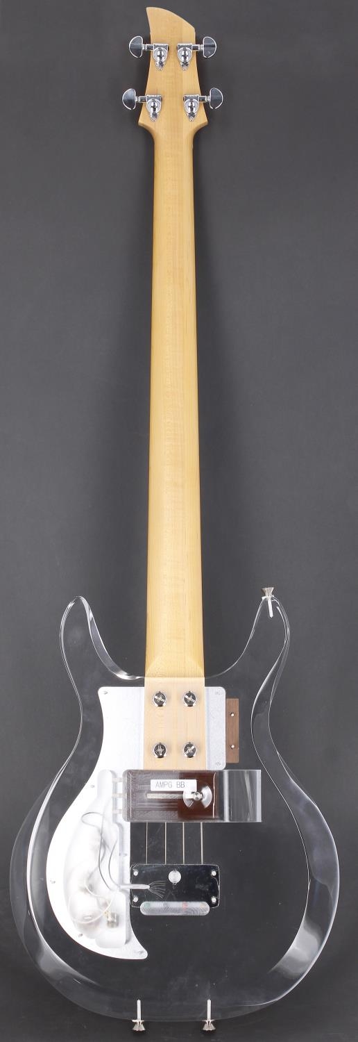 2008 Ampeg Dan Armstrong ADA-4 Lucite bass guitar, made in Japan; Body ...