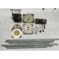 Three train longcase clock movement in need of rebuilding, the ...