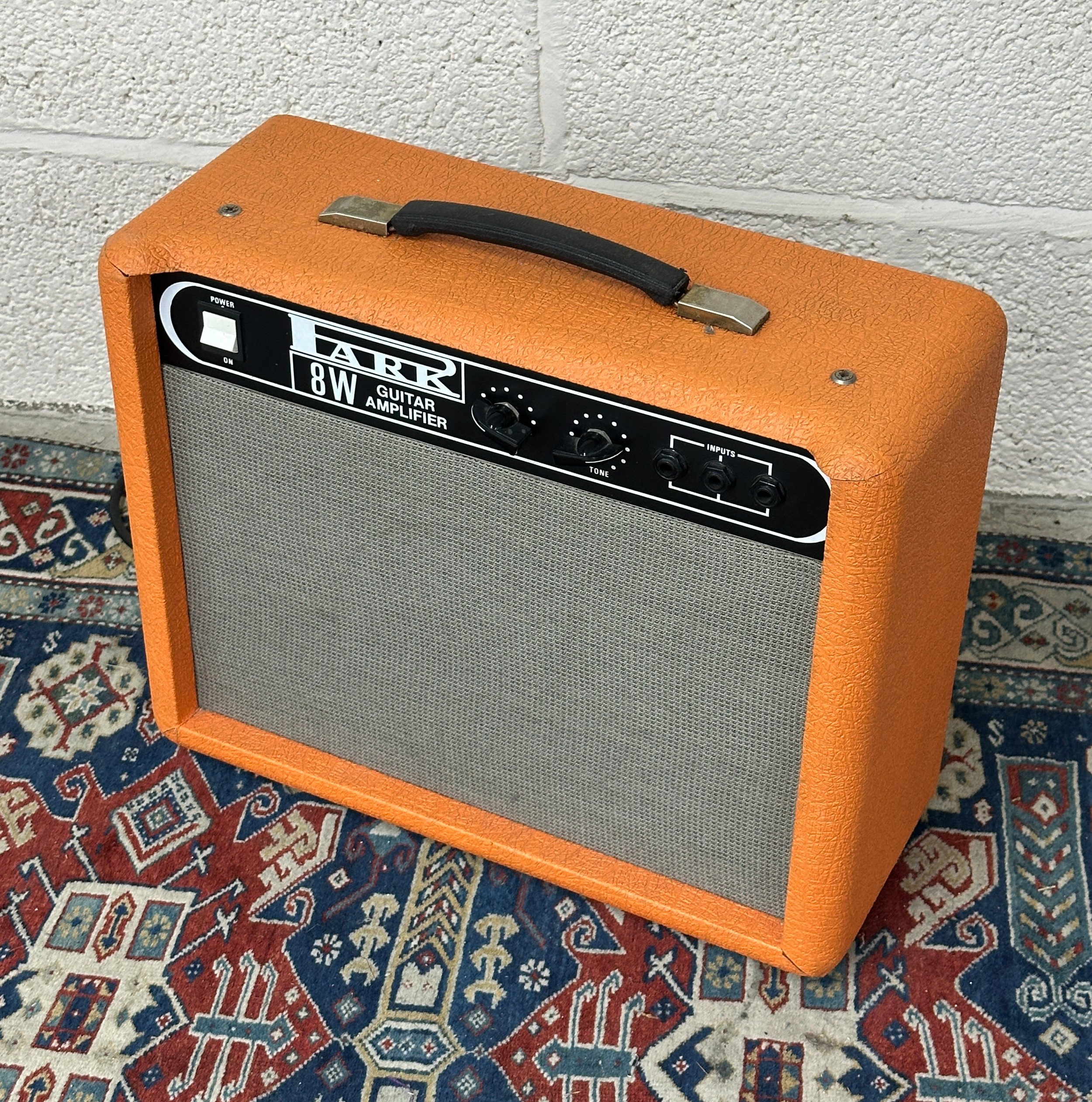 1970s Park 8W guitar amplifier, made in England, orange tolex*Please note: Gardiner Houlgate do not