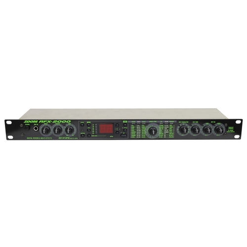 Zoom RFX-2000 digital reverb and multi-effects rack unit, fitted with ...